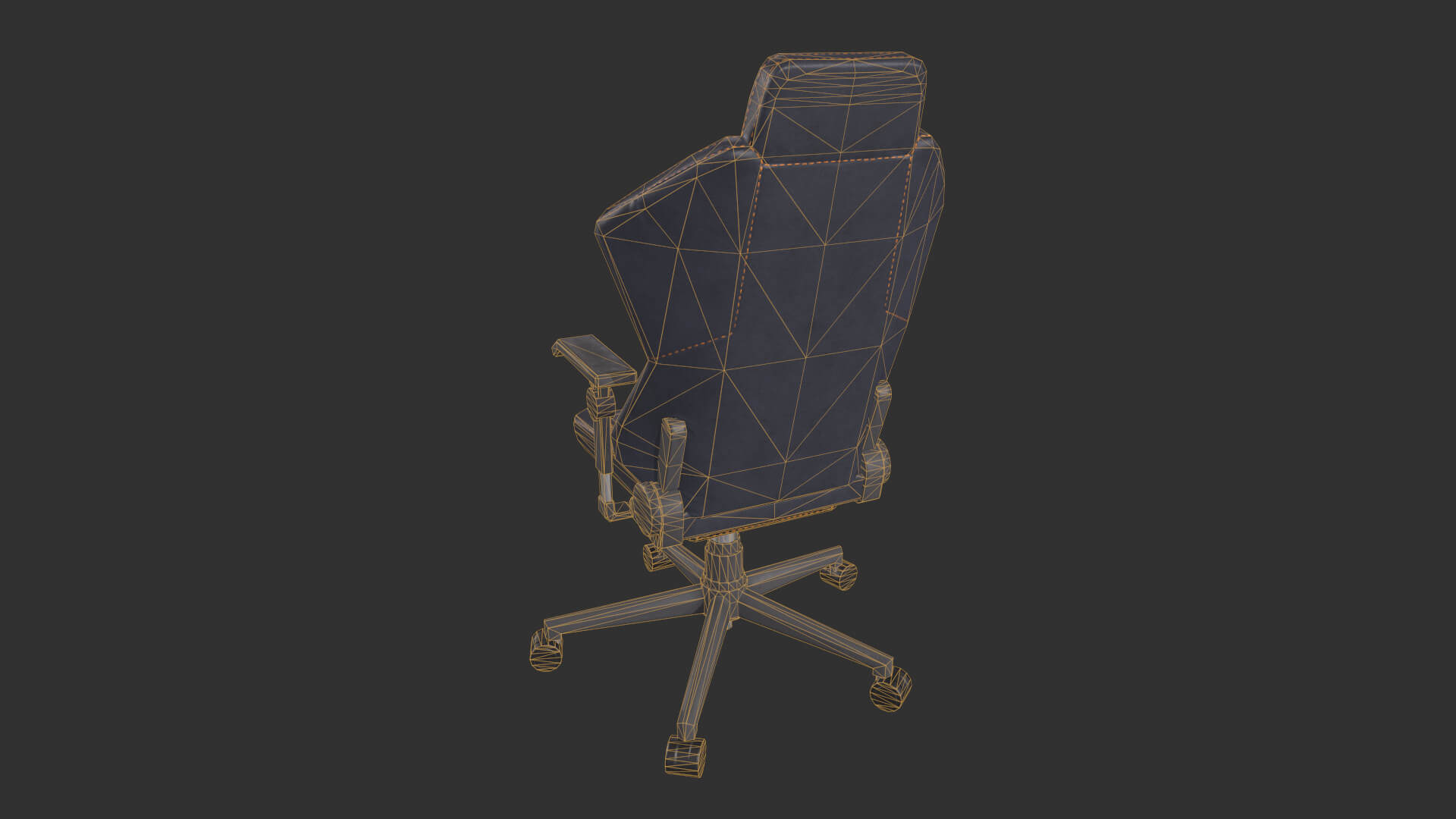 Computer Gaming Chair - 3D Model by yn-delmund