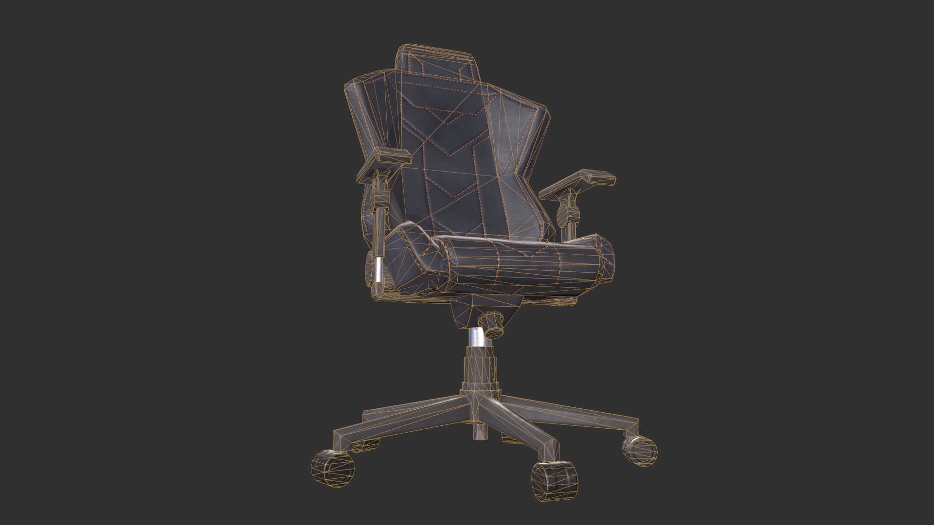 Computer Gaming Chair - 3D Model by yn-delmund