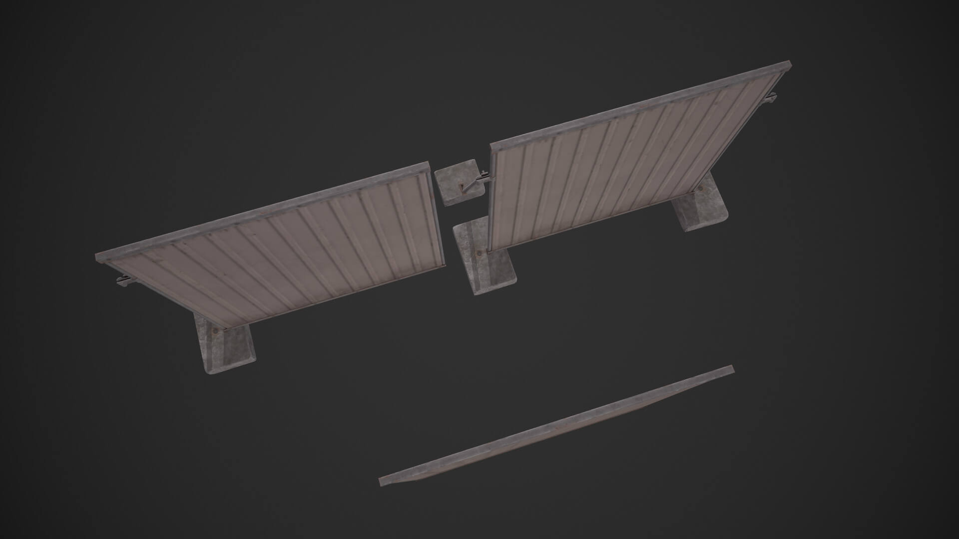 Container Fence - 3D Model by yn-delmund