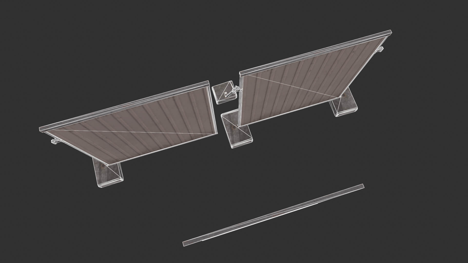 Container Fence - 3D Model by yn-delmund