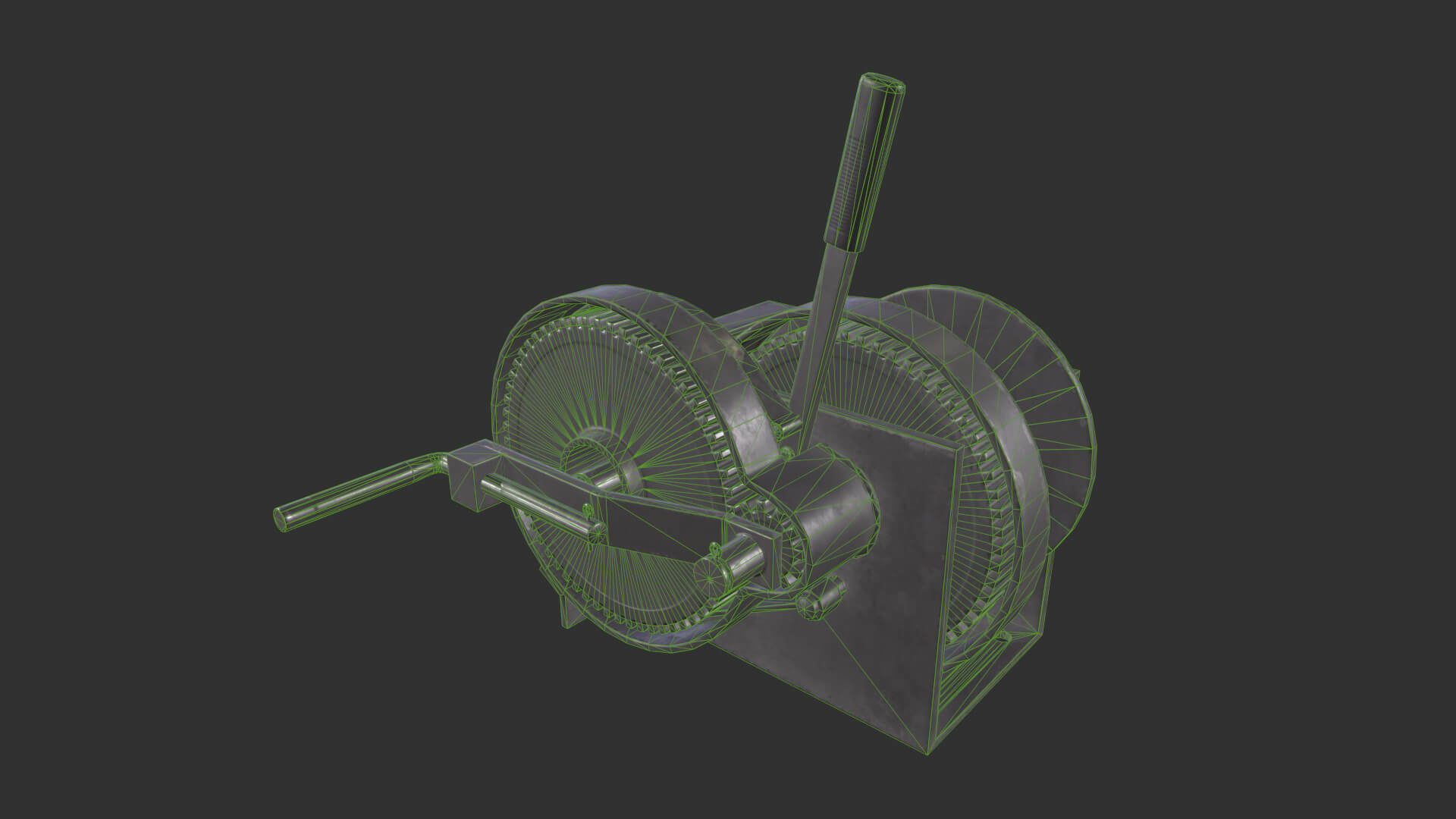 Crank Mechanism - 3D Model by yn-delmund