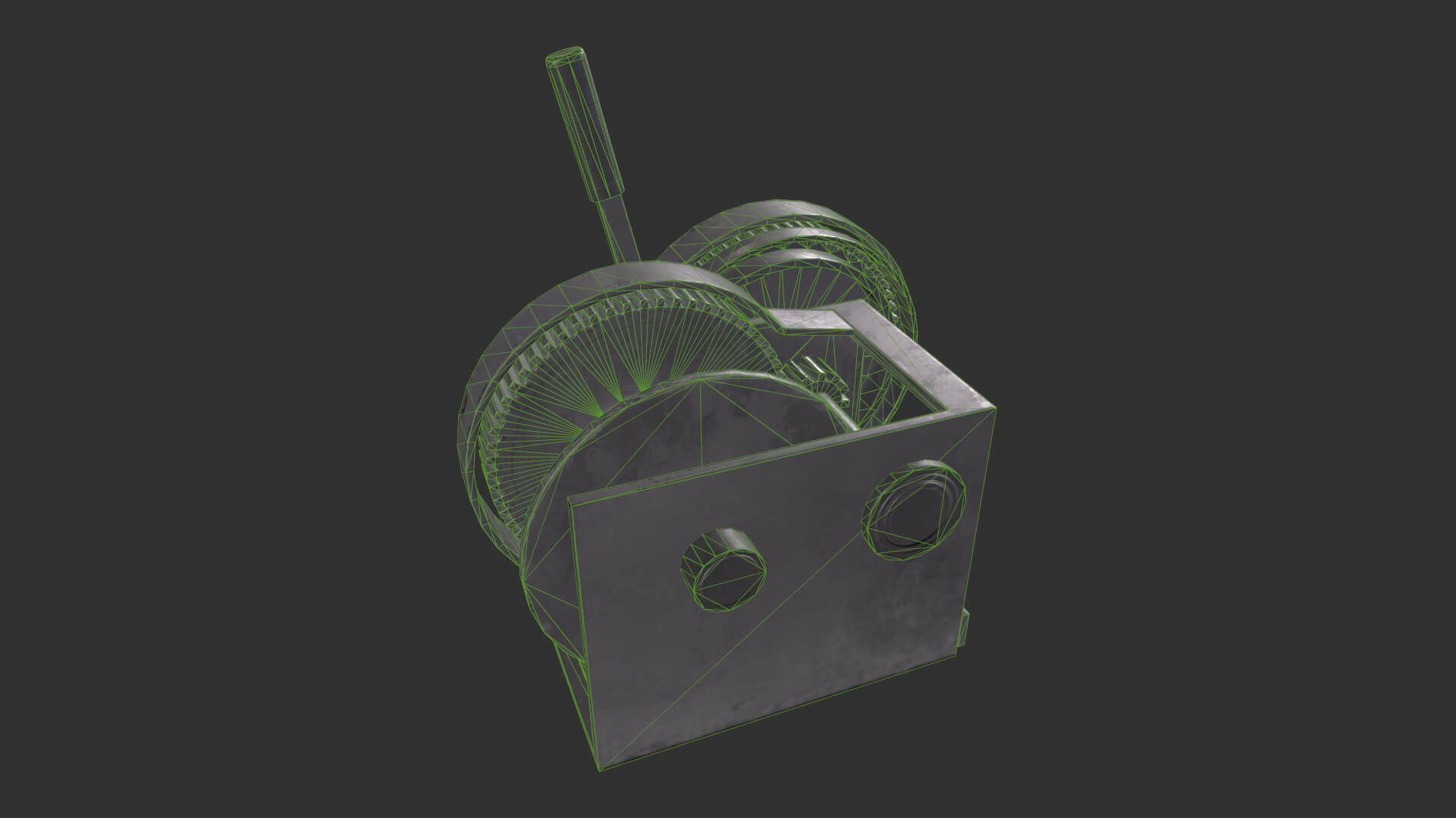 Crank Mechanism - 3D Model by yn-delmund