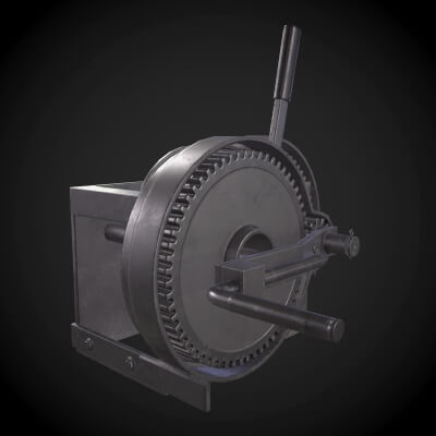Crank Mechanism - 3D Model by yn-delmund