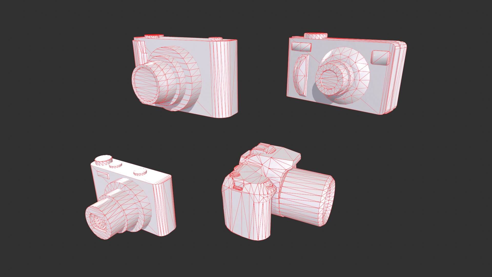Digital Camera Set - 3D Model by yn-delmund