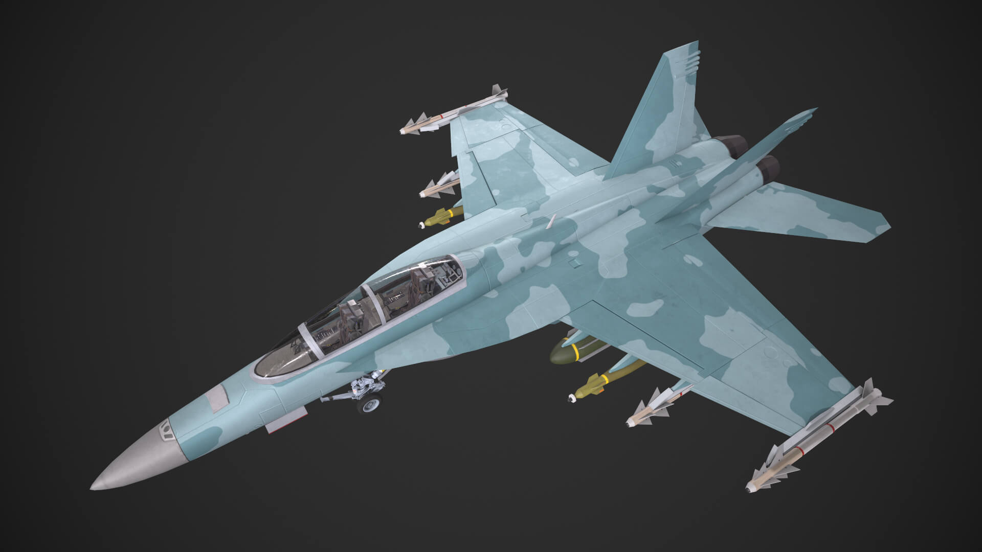 F-18 Super Hornet 3D Model by yn-delmund