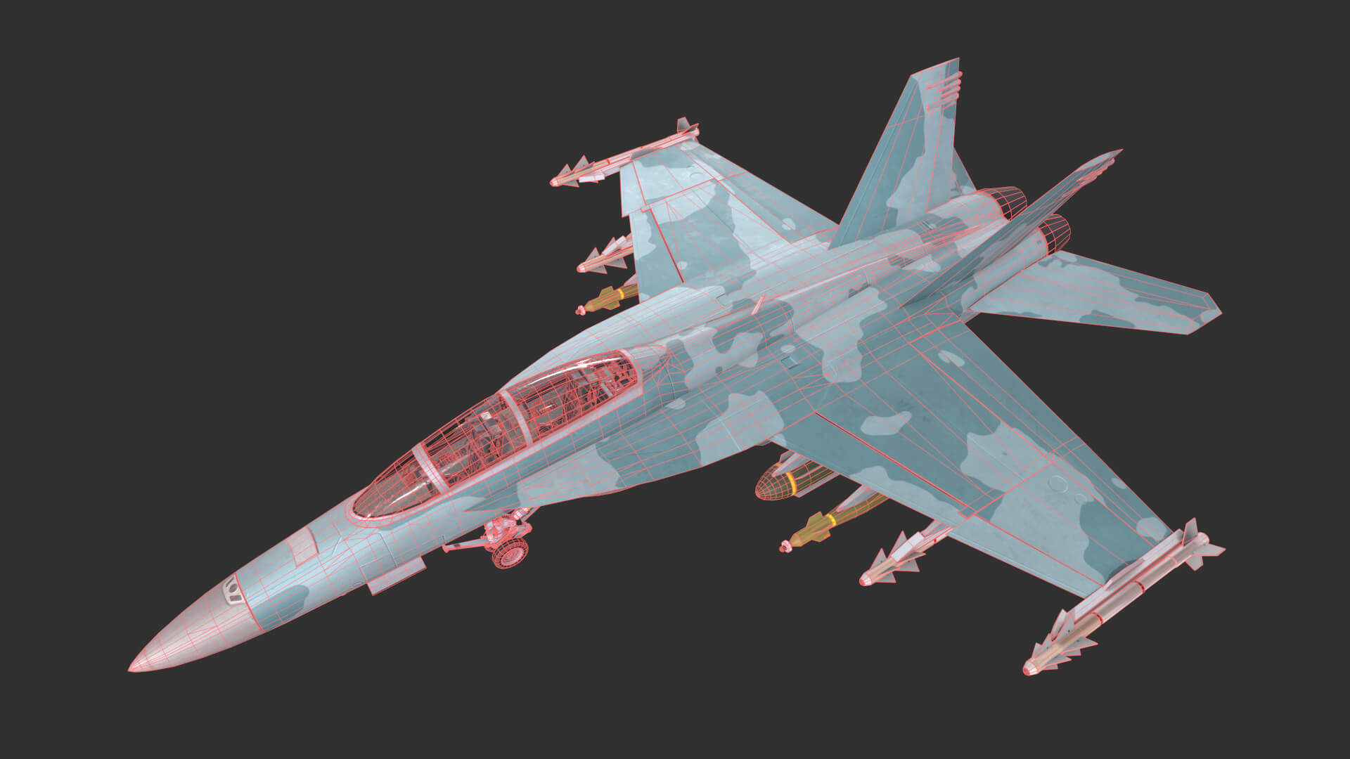 F-18 Super Hornet 3D Model by yn-delmund