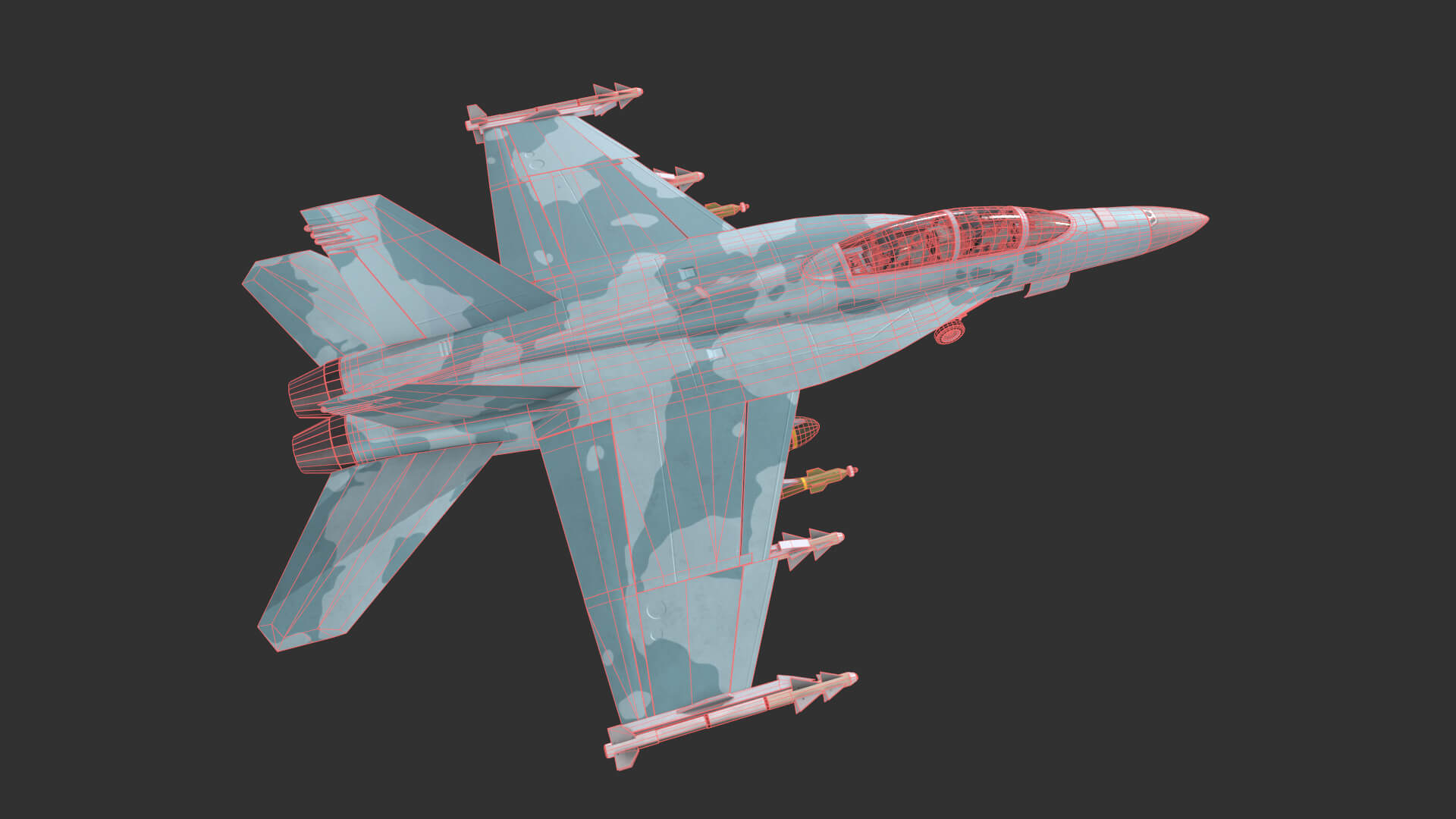 F-18 Super Hornet 3D Model by yn-delmund
