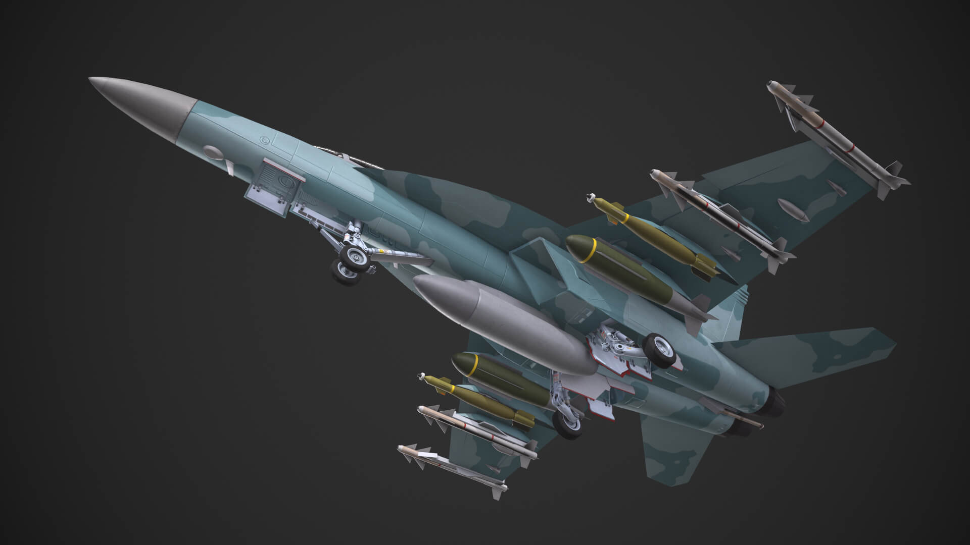 F-18 Super Hornet 3D Model by yn-delmund