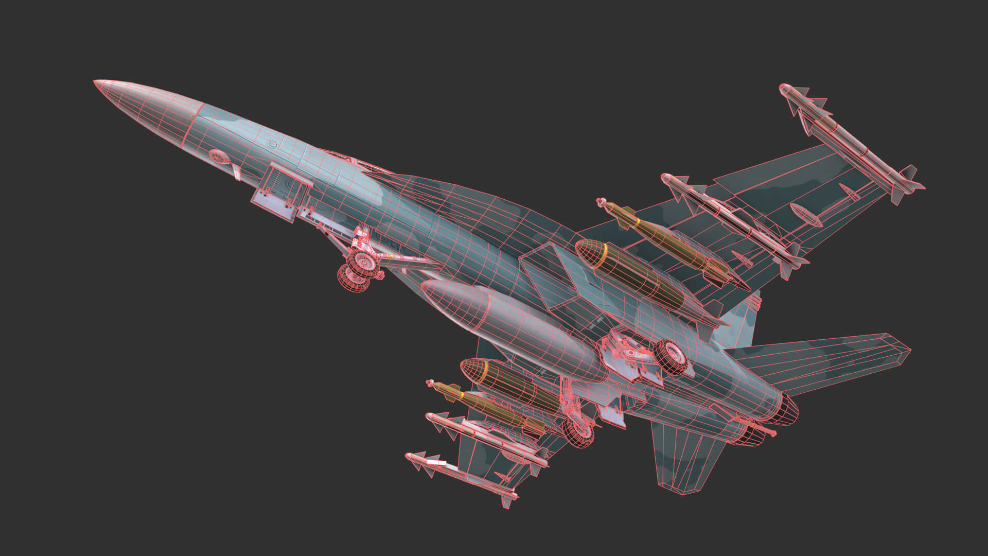 F-18 Super Hornet 3D Model by yn-delmund