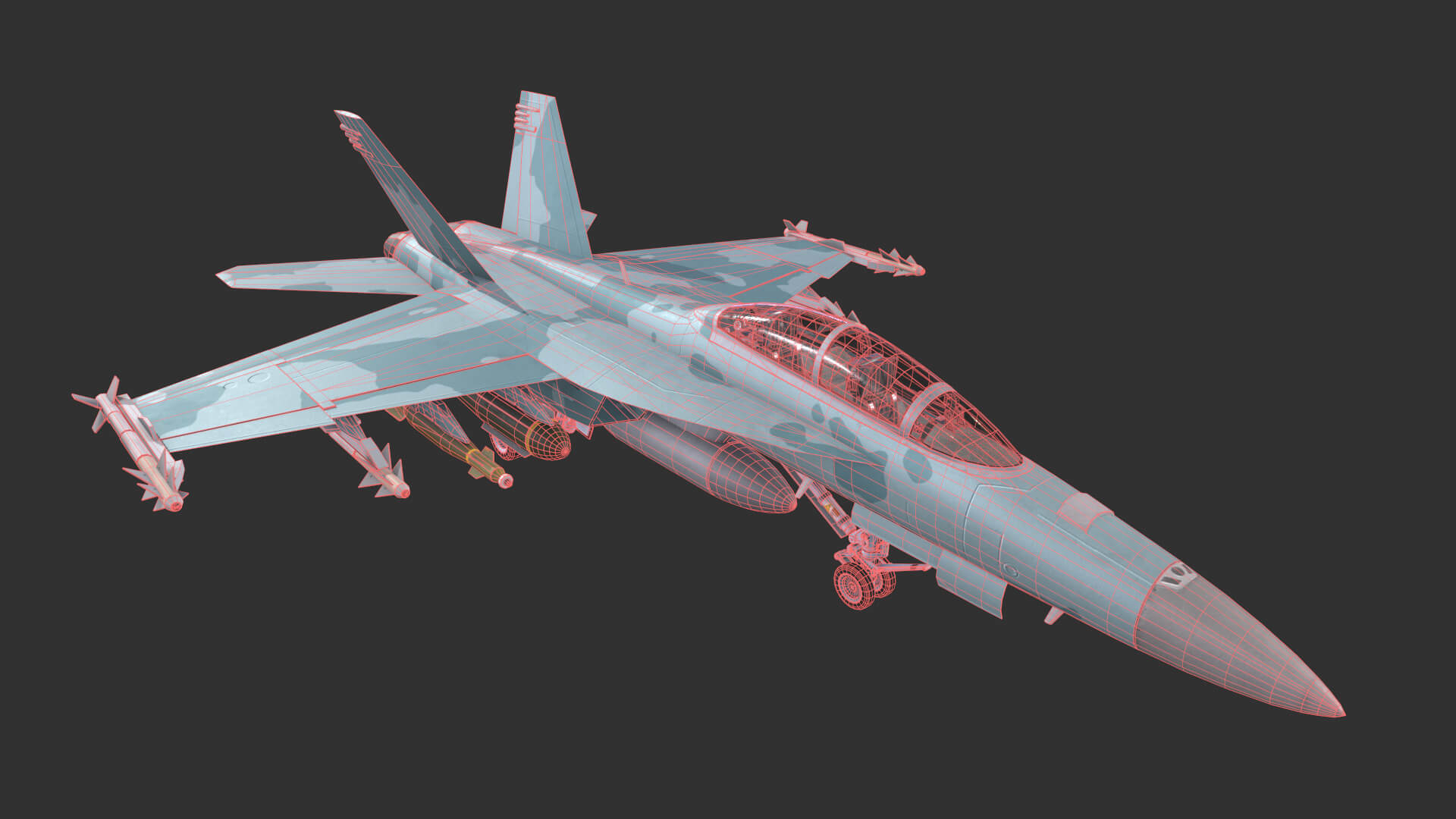 F-18 Super Hornet 3D Model by yn-delmund