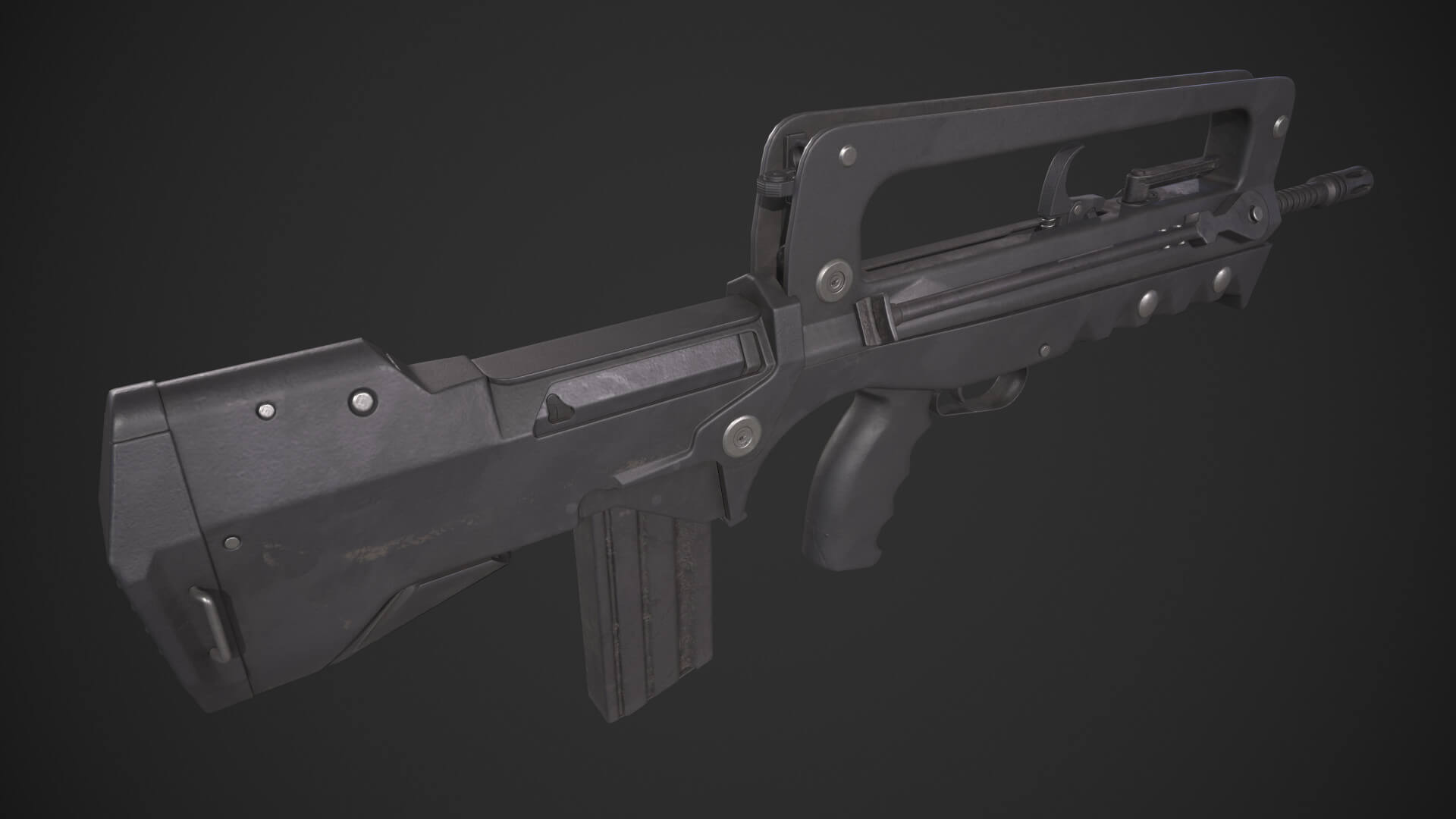 Famas F1 Rifle - 3D Model by yn-delmund