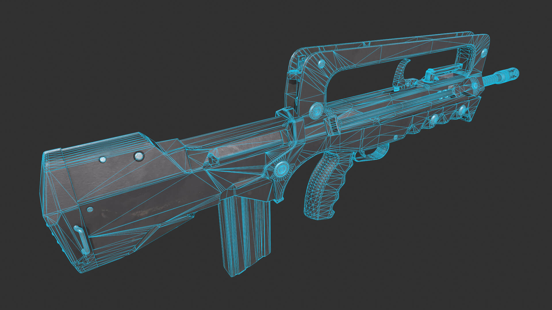 Famas F1 Rifle - 3D Model by yn-delmund