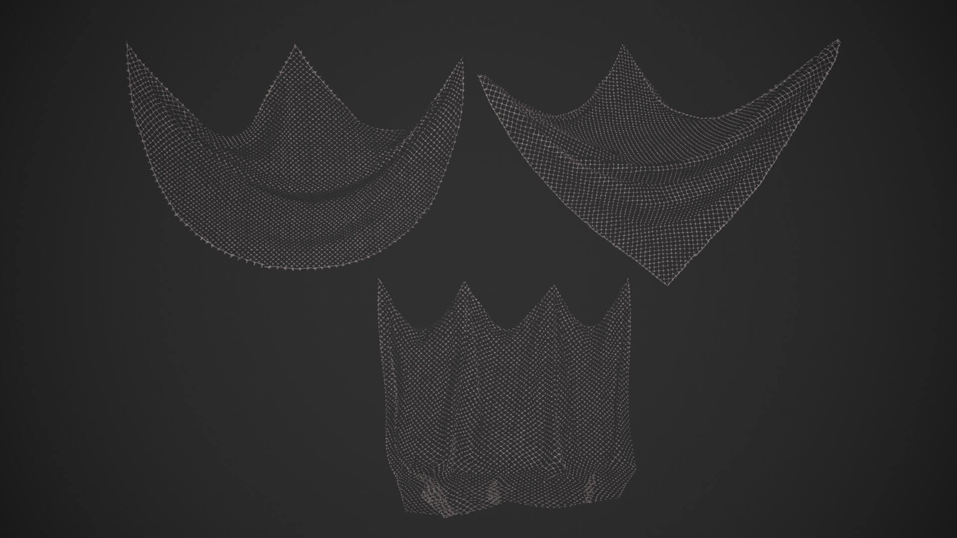 Fishing Net - Intact and Damaged 3D Model by yn-delmund