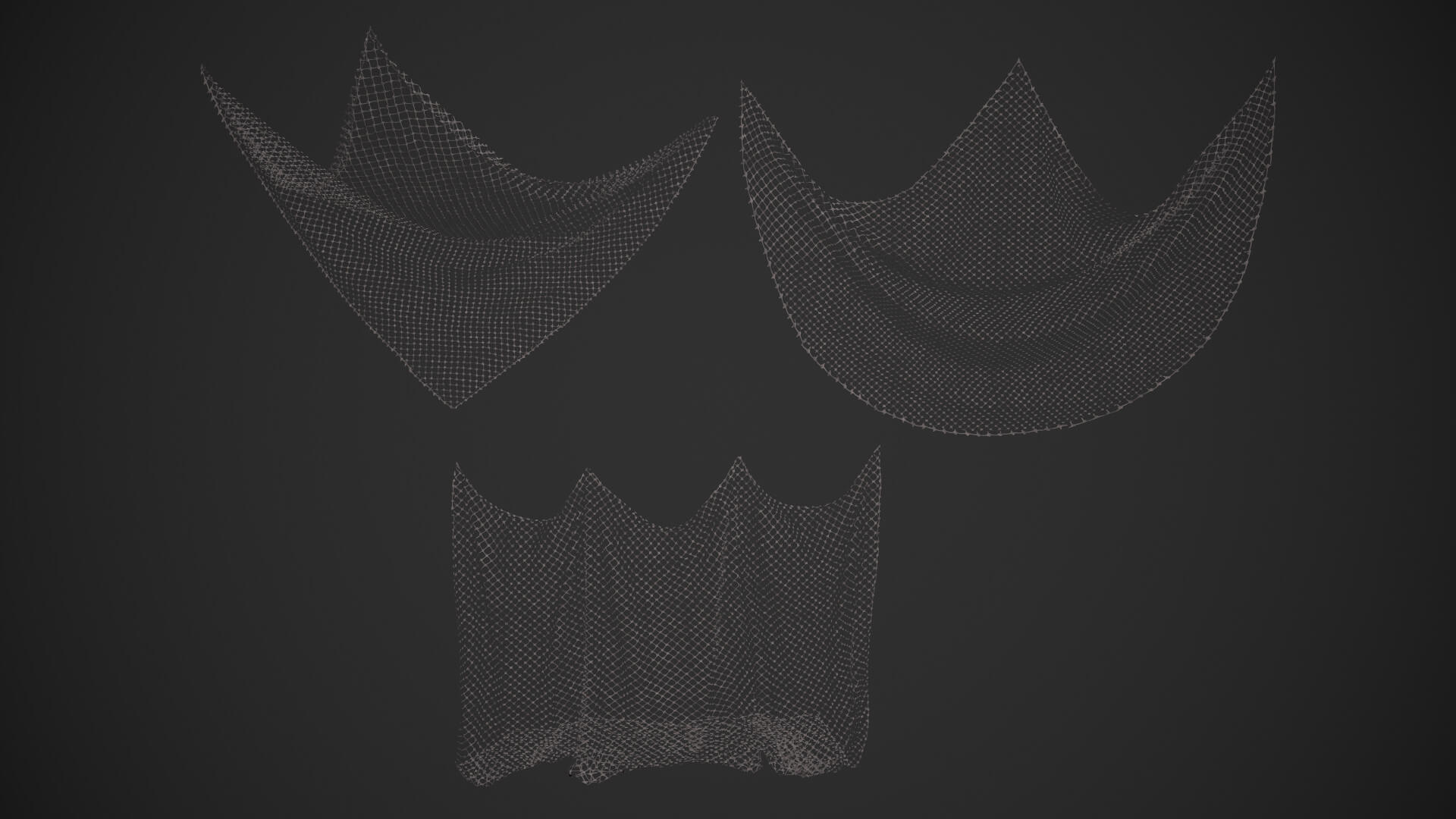 Fishing Net - Intact and Damaged 3D Model by yn-delmund