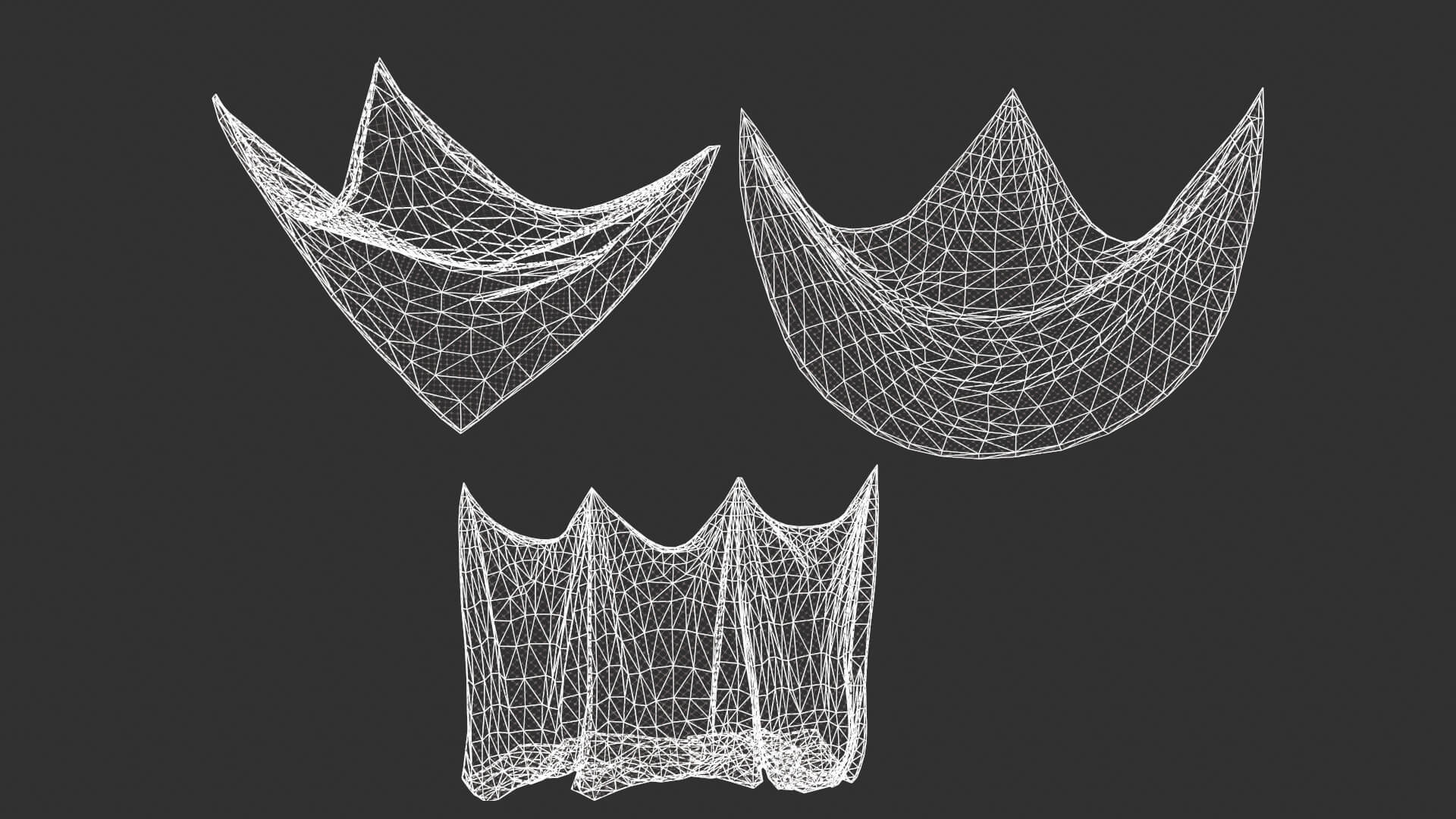 Fishing Net - Intact and Damaged 3D Model by yn-delmund