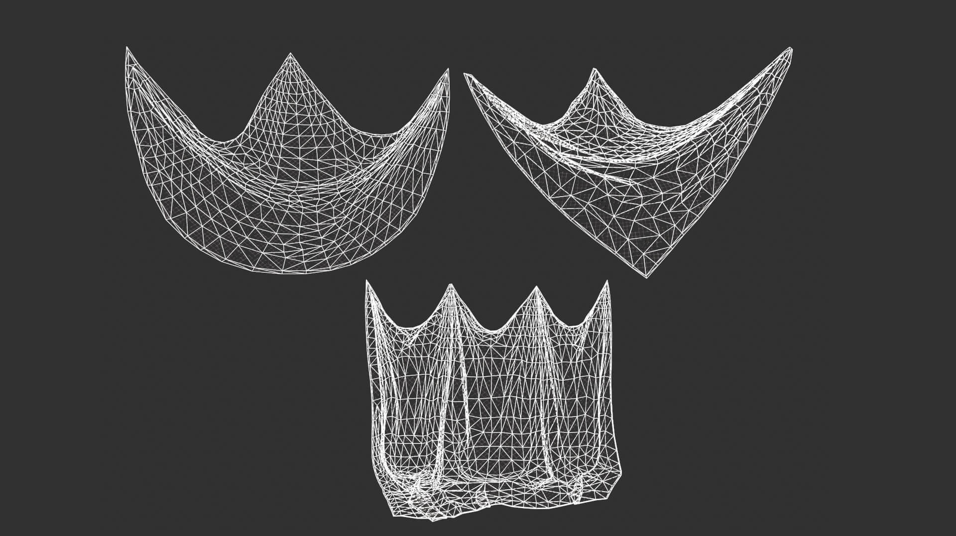 Fishing Net - Intact and Damaged 3D Model by yn-delmund