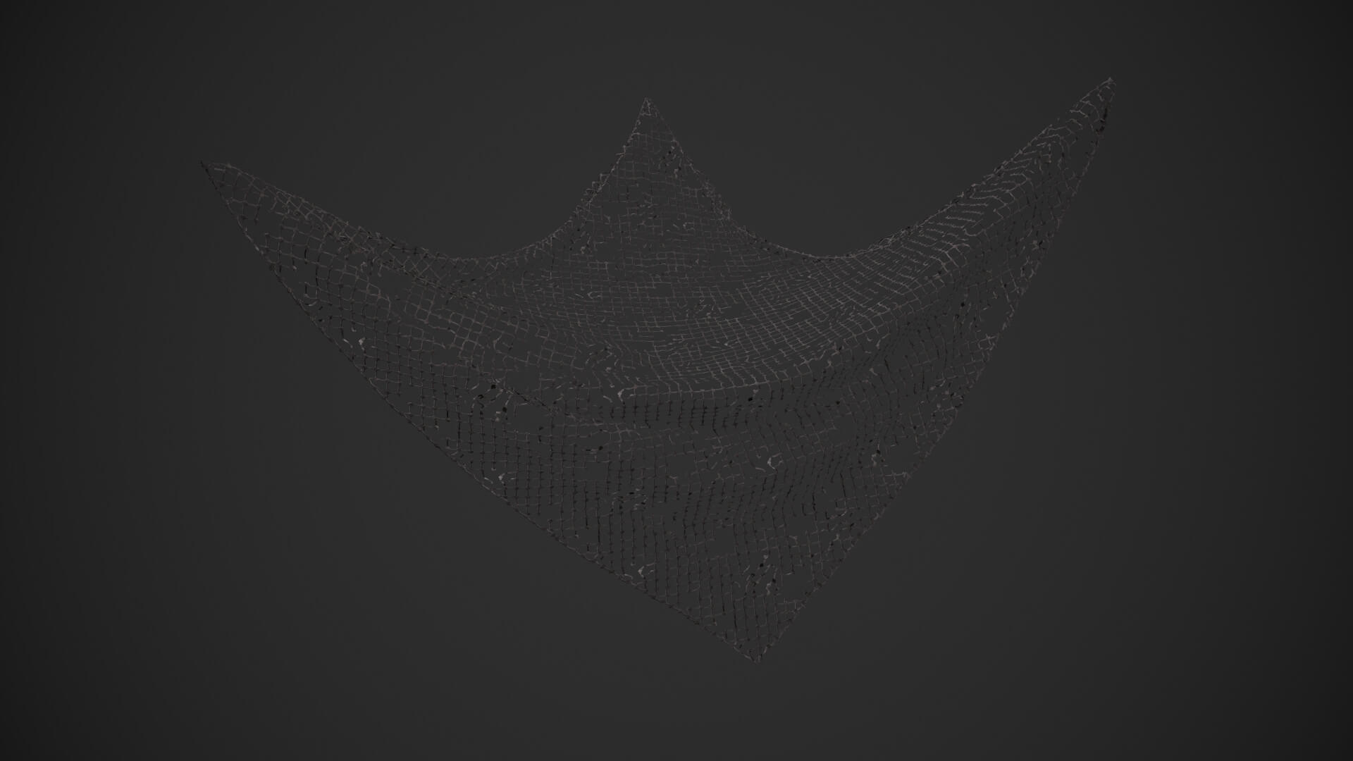 Fishing Net - Intact and Damaged 3D Model by yn-delmund
