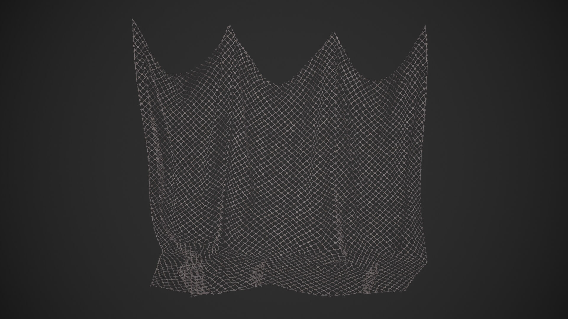 Fishing Net - Intact and Damaged 3D Model by yn-delmund