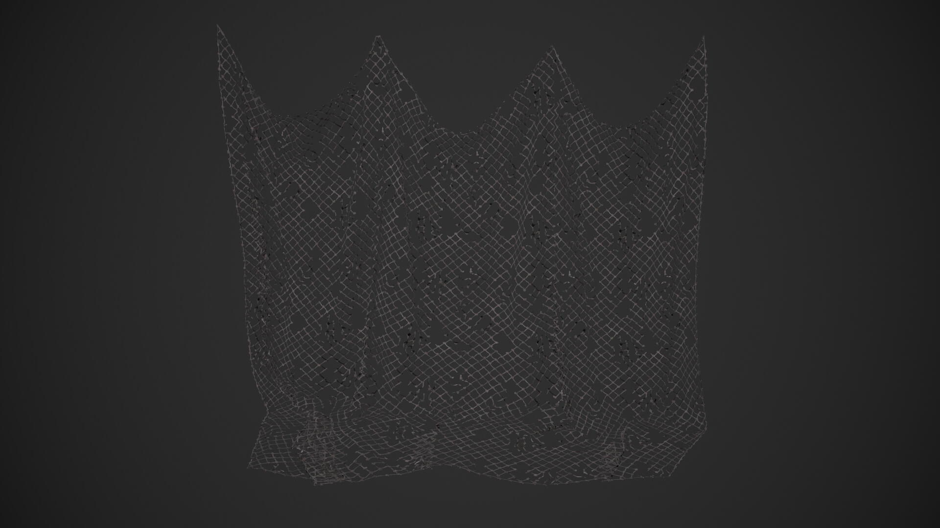 Fishing Net - Intact and Damaged 3D Model by yn-delmund