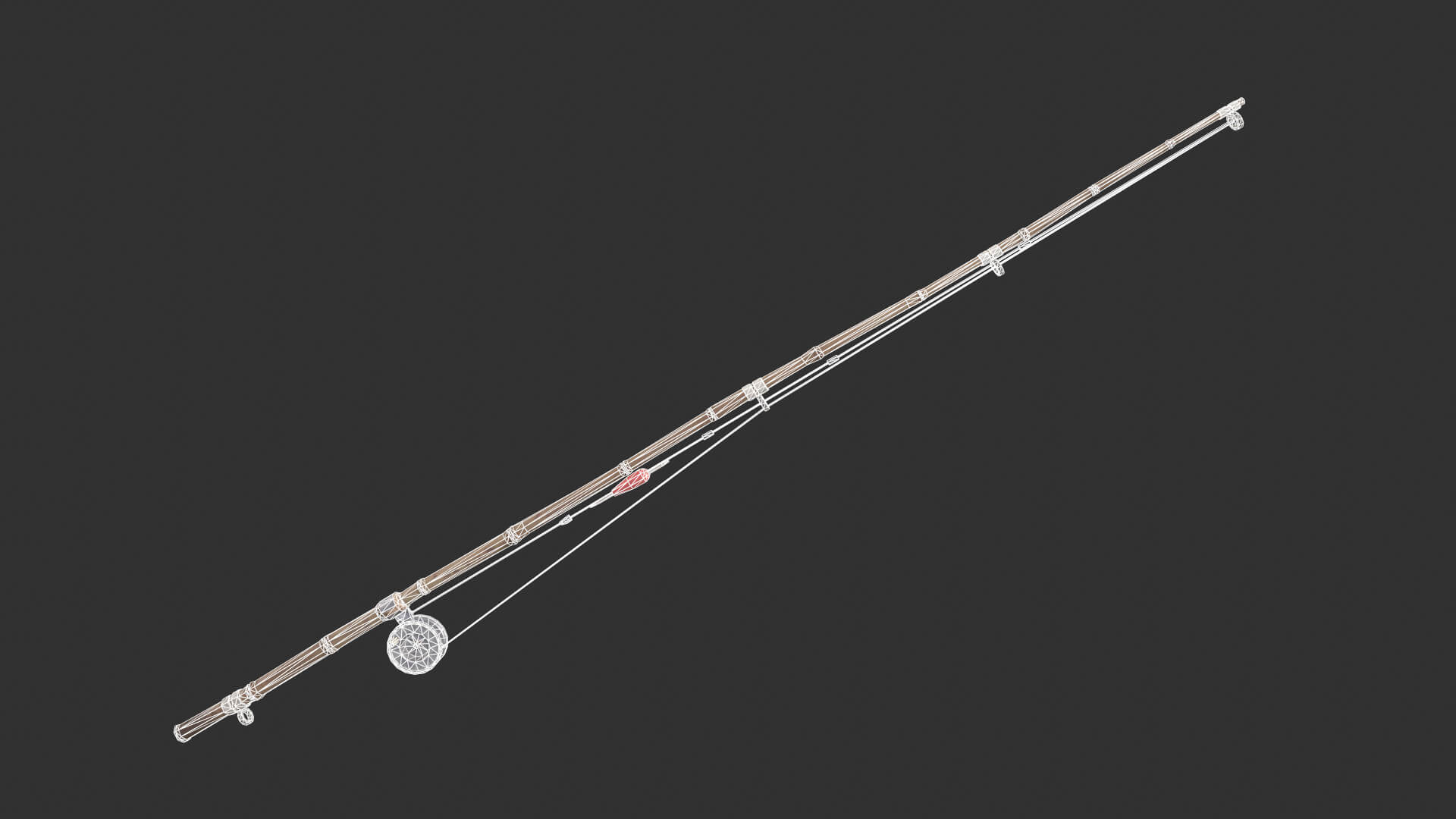 Fishing Pole - 3D Model by yn-delmund