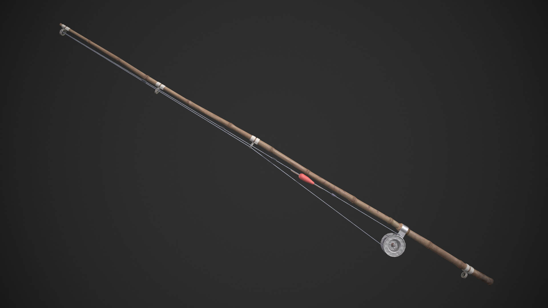 Fishing Pole - 3D Model by yn-delmund
