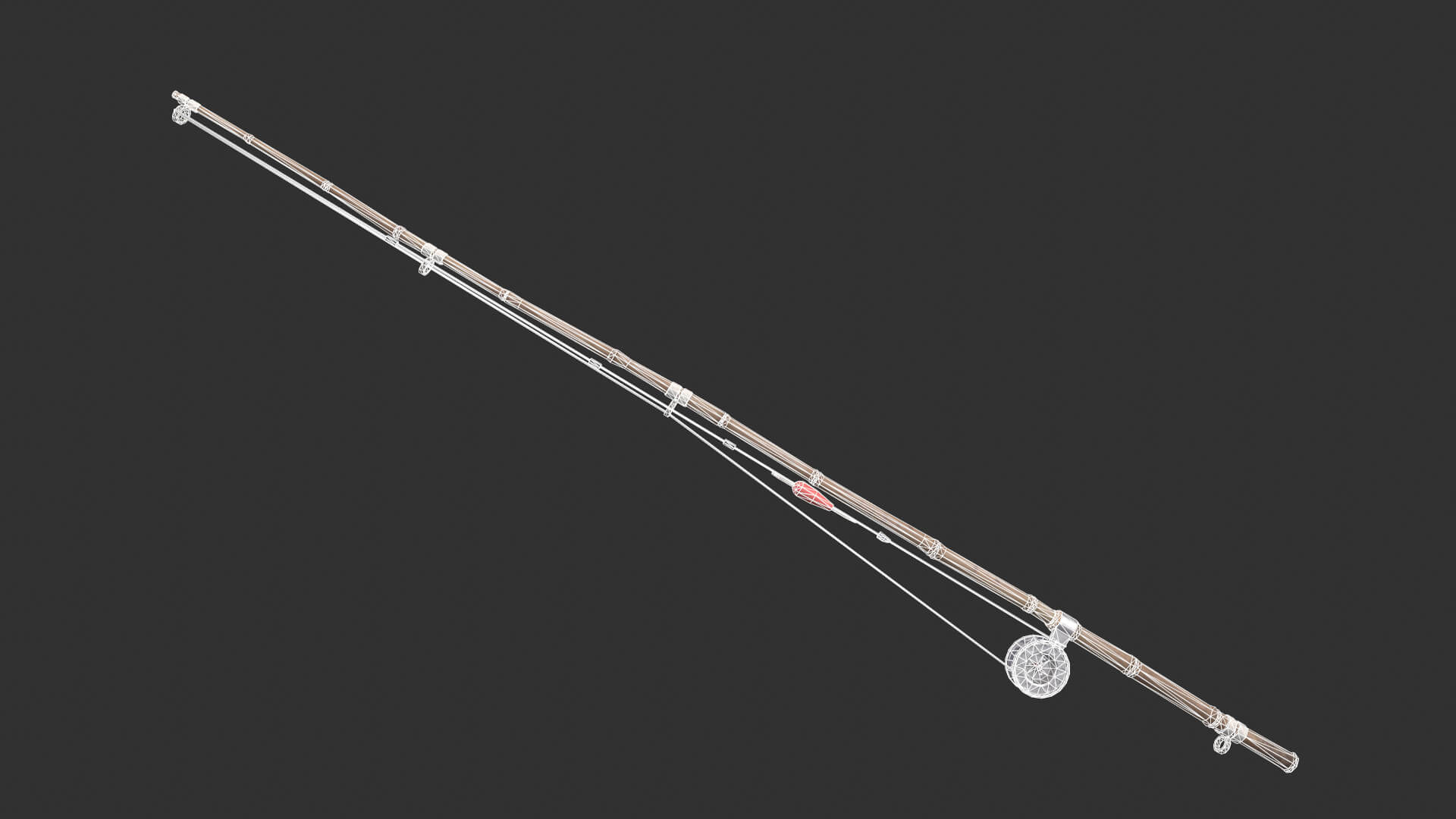 Fishing Pole - 3D Model by yn-delmund