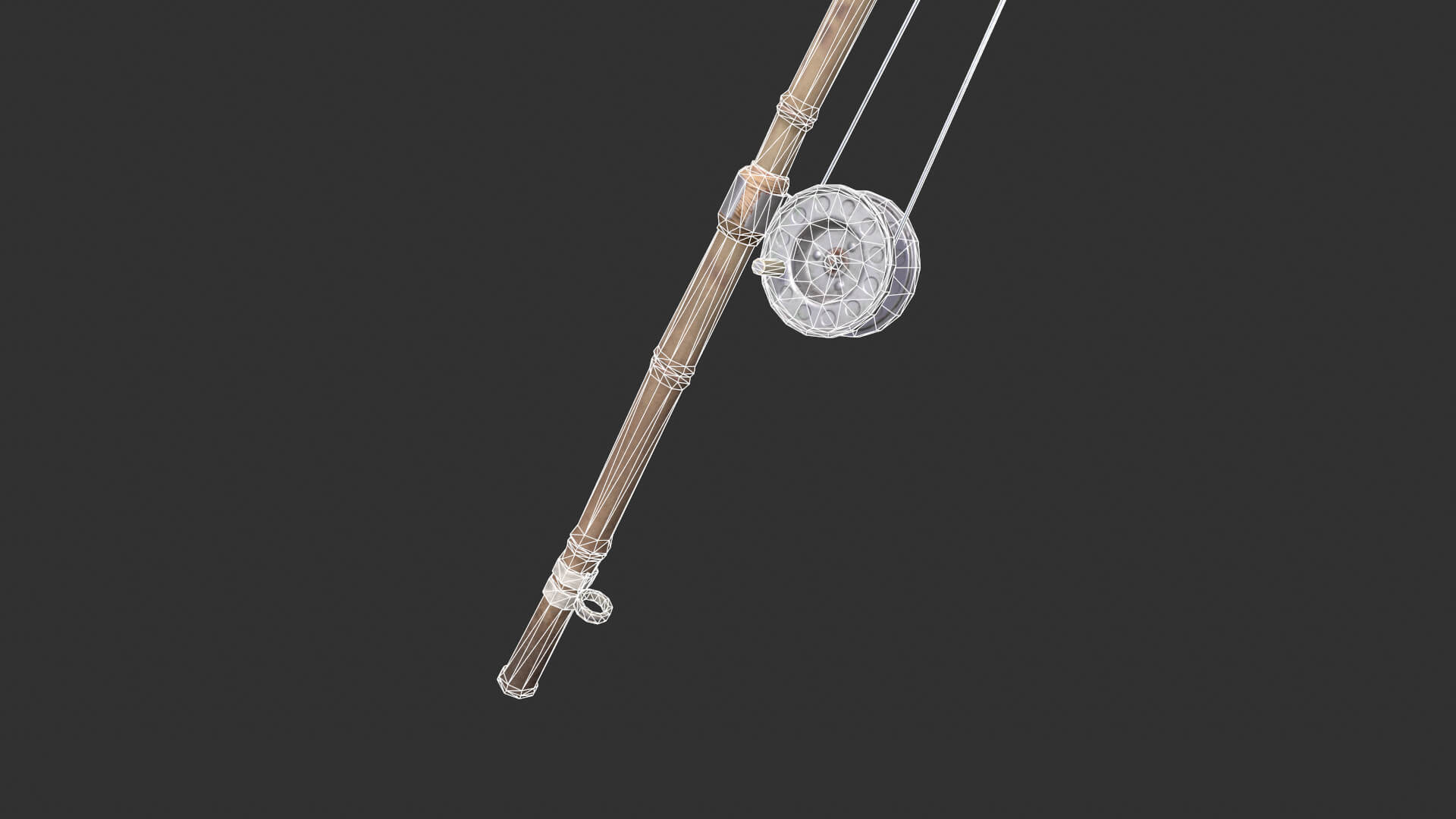 Fishing Pole - 3D Model by yn-delmund