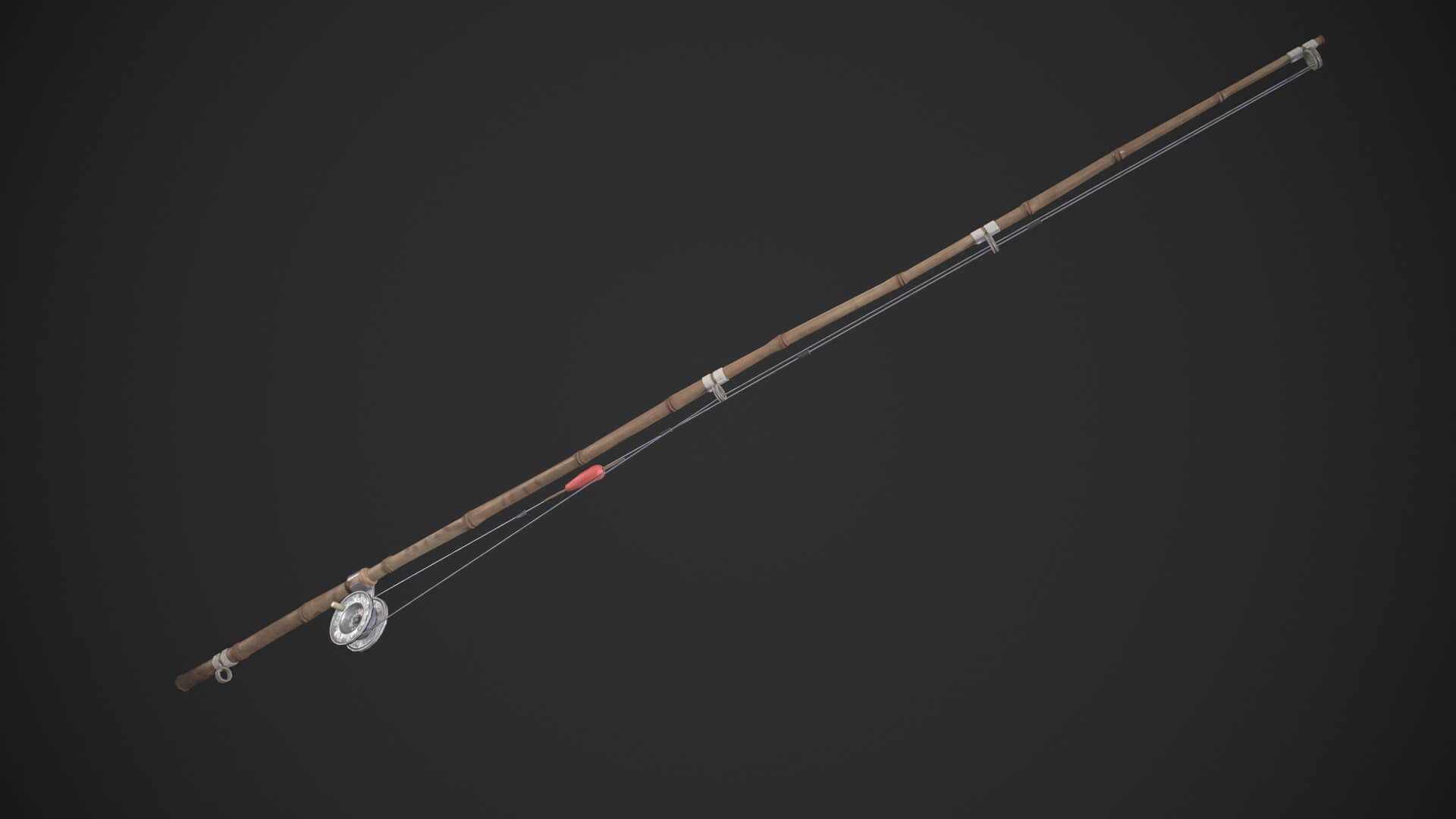 Fishing Pole - 3D Model by yn-delmund