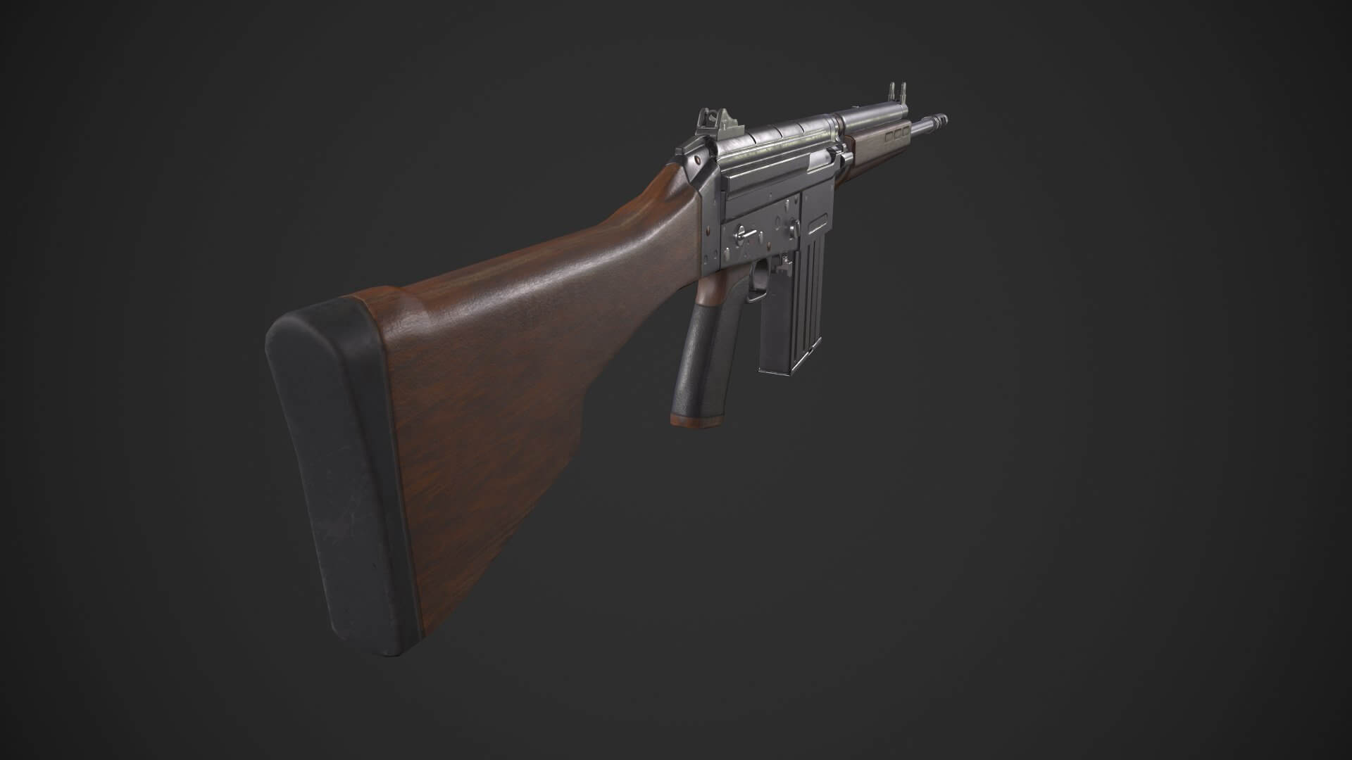 FN-Fal 3D Model by yn-delmund