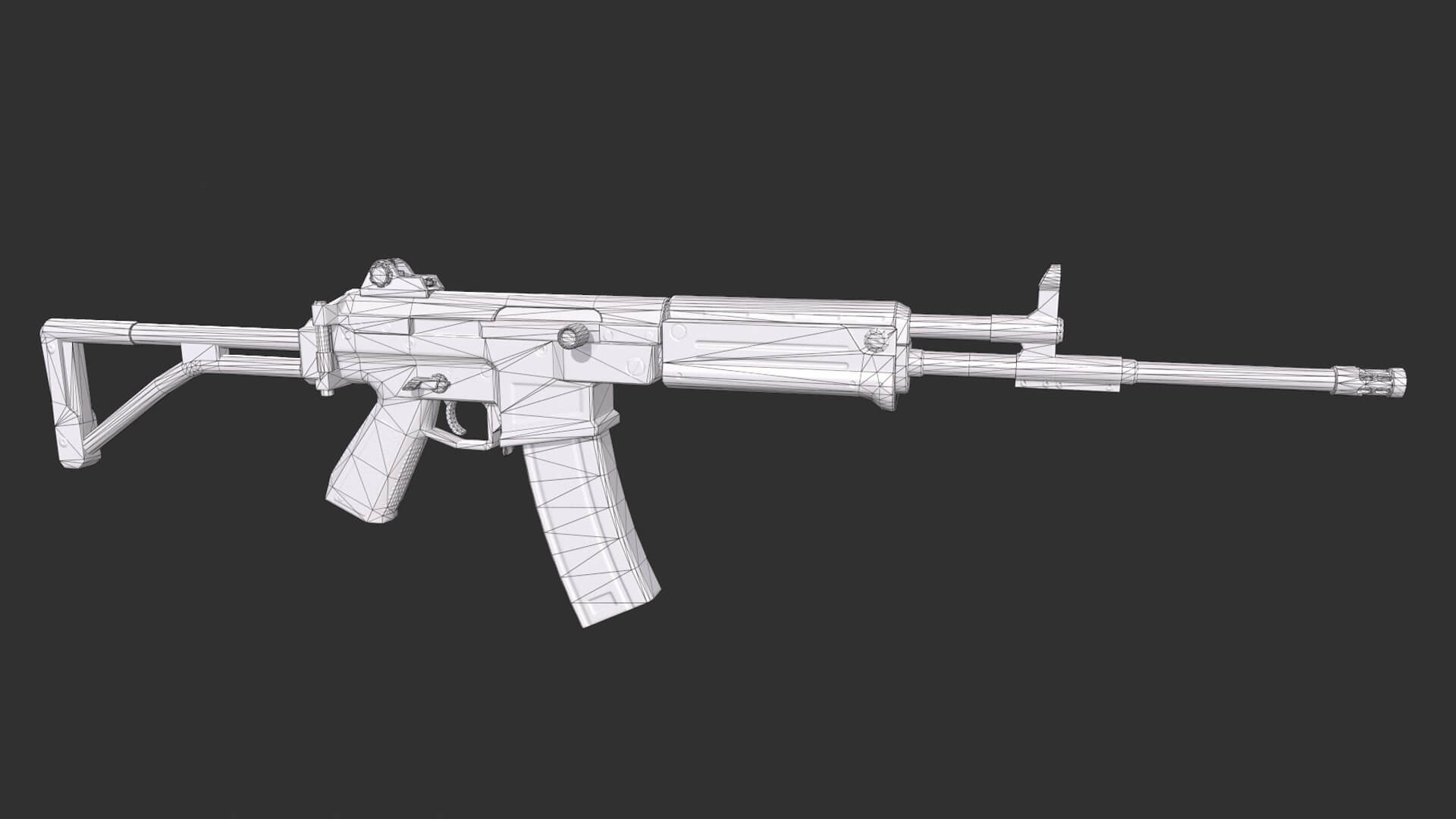 Galil Rifle - 3D Model by yn-delmund