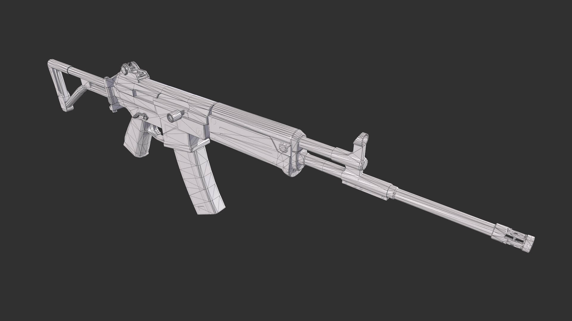 Galil Rifle - 3D Model by yn-delmund