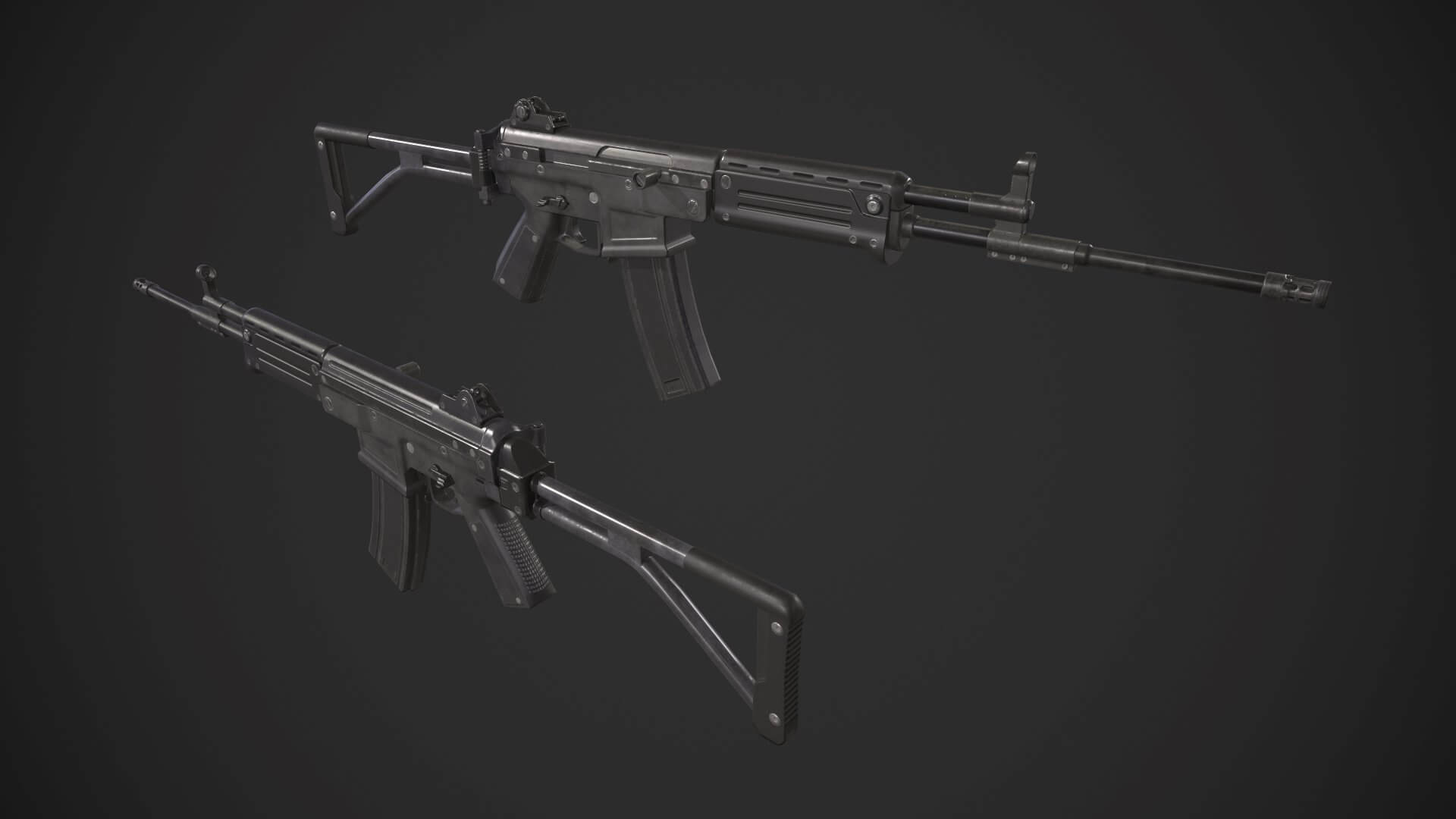 Galil Rifle - 3D Model by yn-delmund