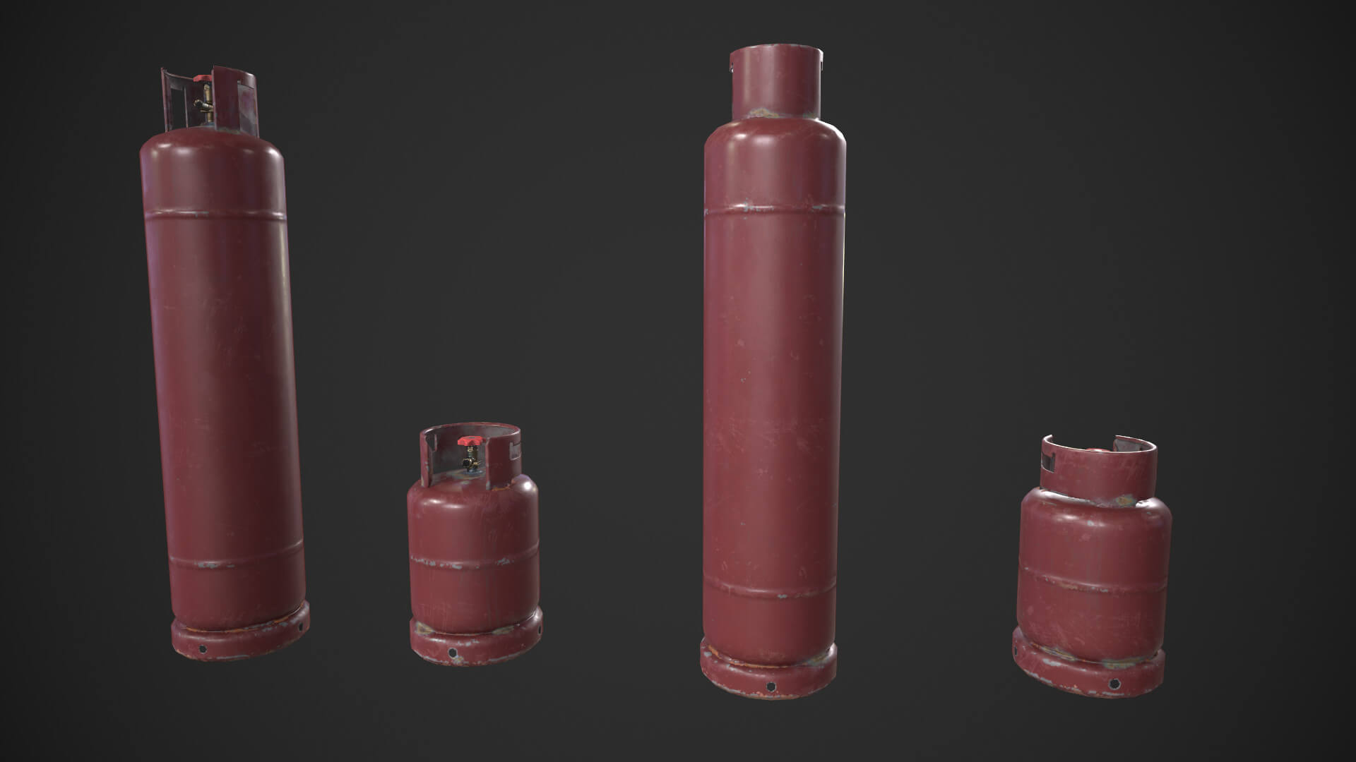 Gas Tanks - 3D Model by yn-delmund