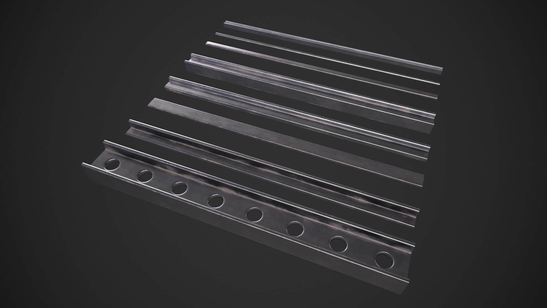 Generic Steel Beams - 3D Model by yn-delmund