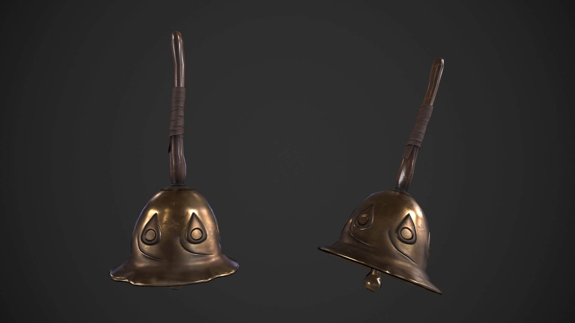 Hand Bell - 3D Model by yn-delmund