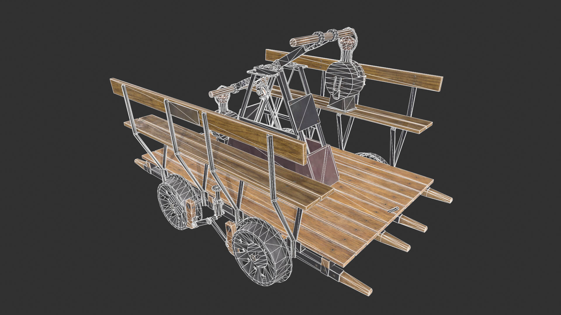 Handcar - 3D Model by yn-delmund