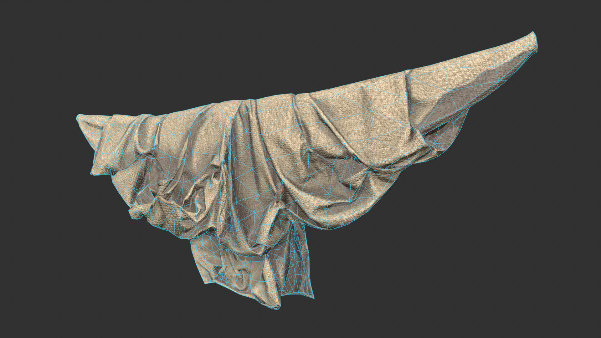 Hanging Cloth - 3D Model by yn-delmund