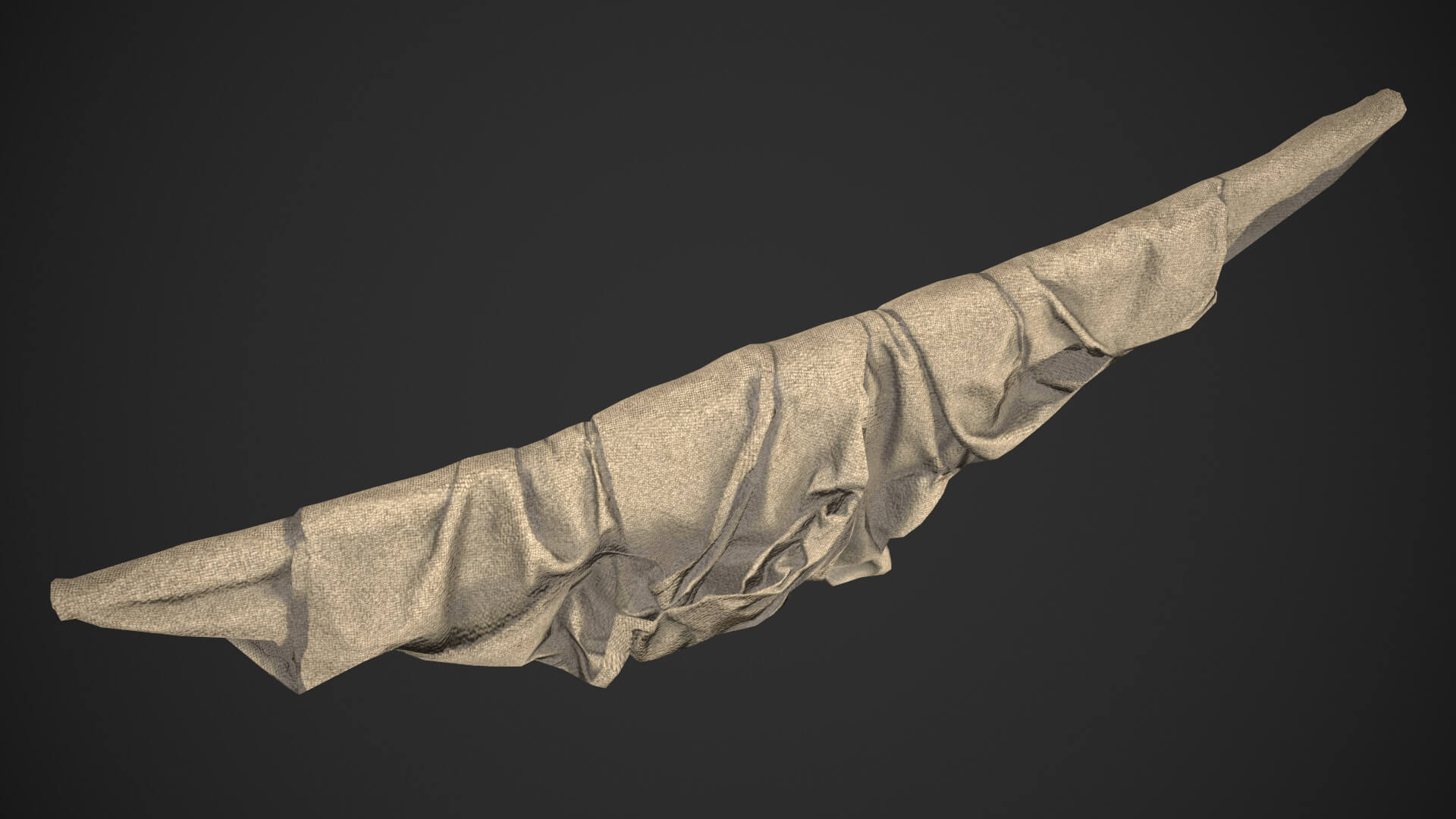 Hanging Cloth - 3D Model by yn-delmund