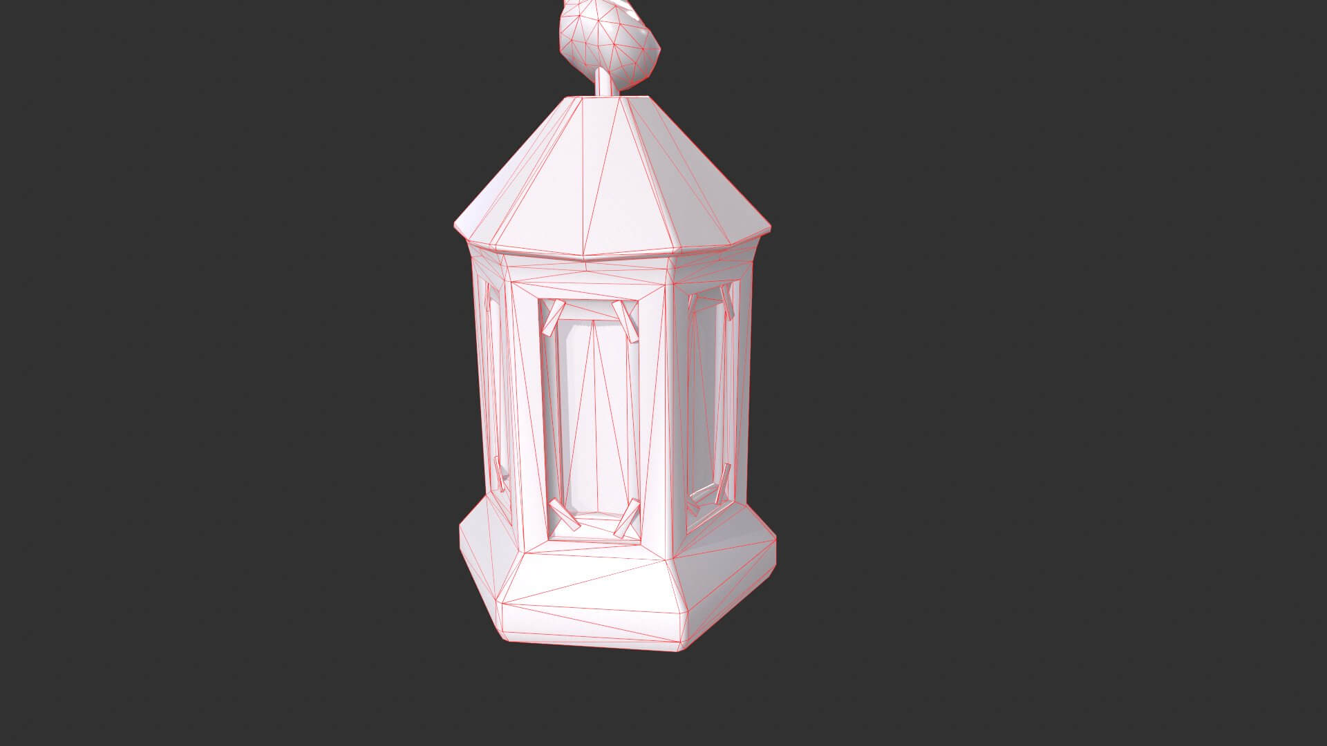 Hanging Medieval Lamp - 3D Model by yn-delmund