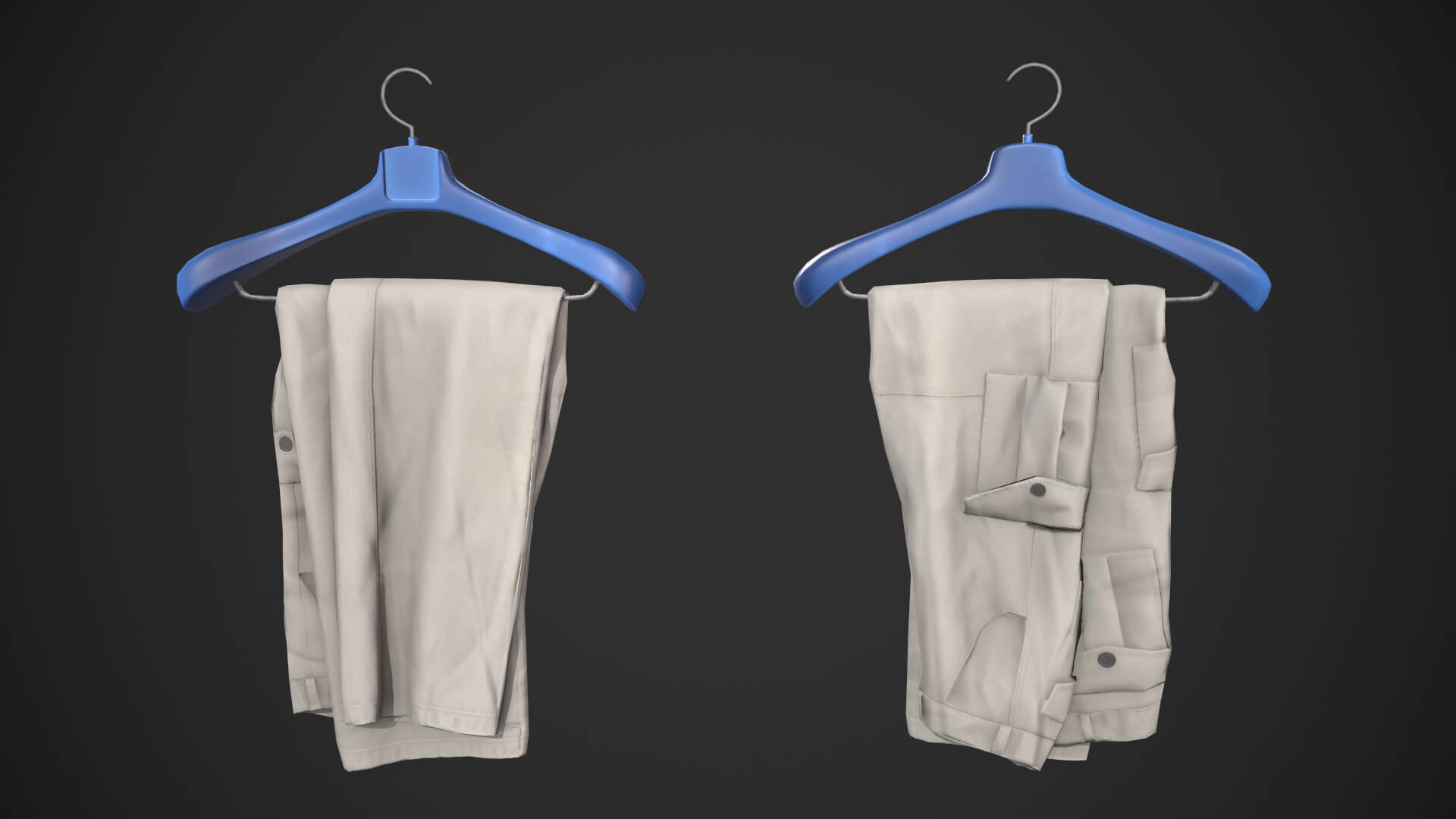 Hanging Pants - 3D Model by yn-delmund