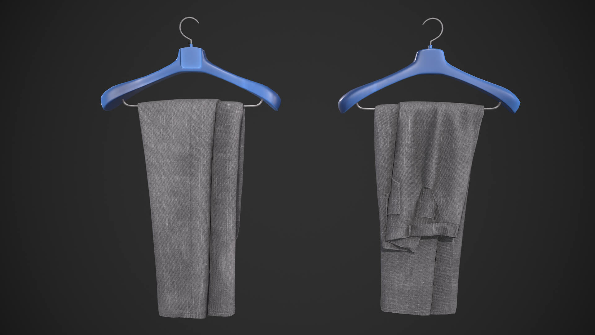 Hanging Pants - 3D Model by yn-delmund