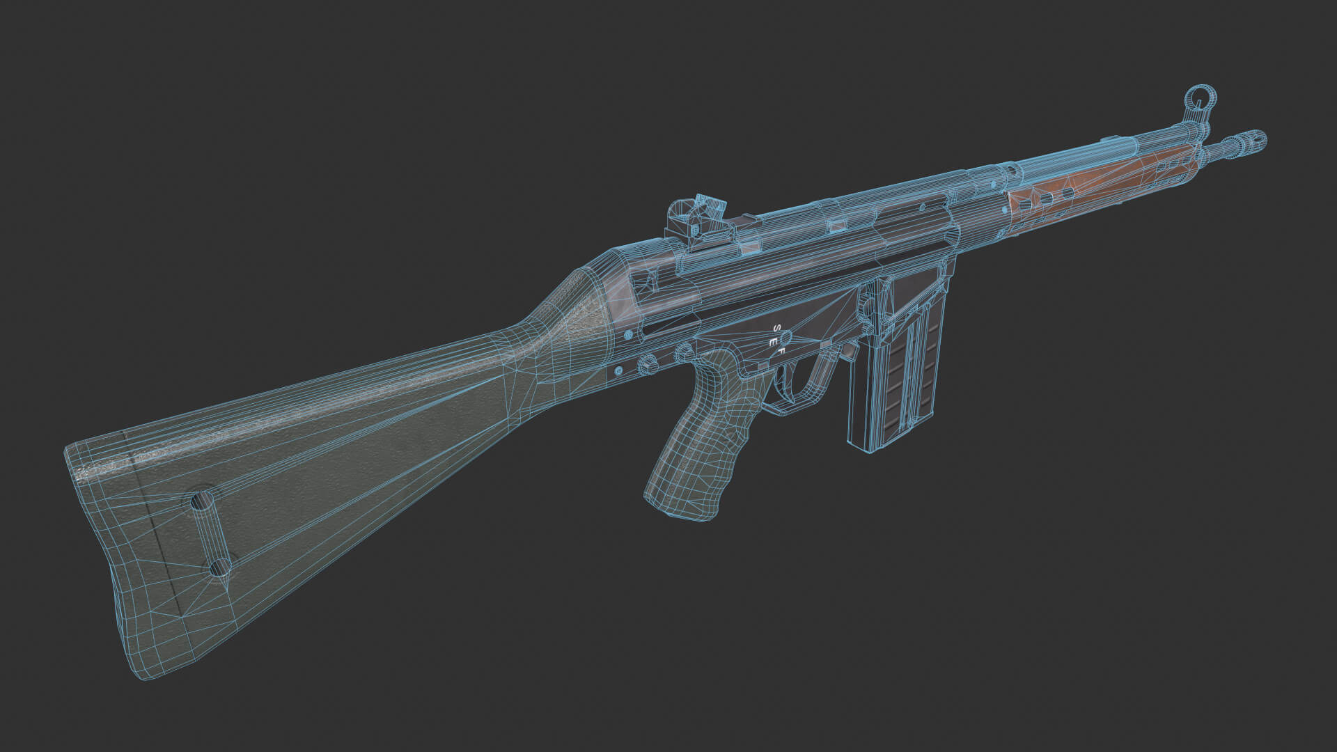 Heckler and Koch Gewehr 3 A3 - 3D Model by yn-delmund