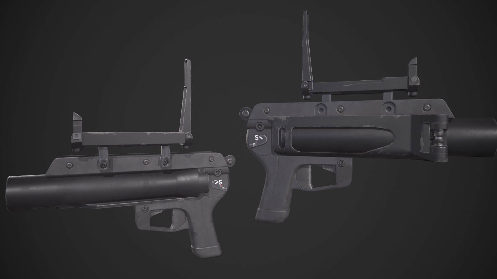 Heckler And Koch XM Grenade Launcher - 3D Model by yn-delmund