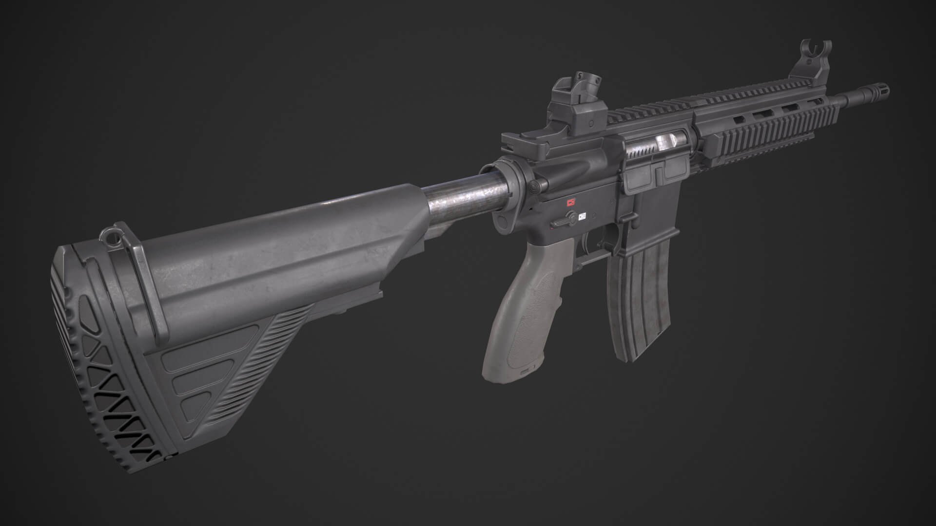HK 416 - 3D Model by yn-delmund