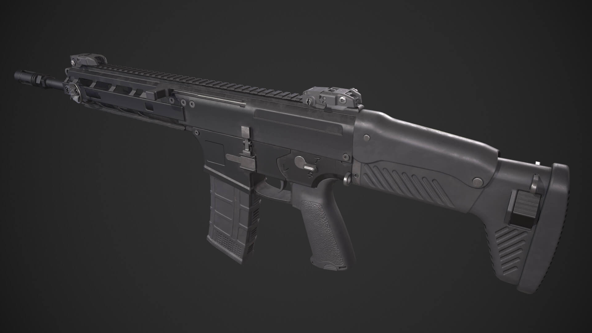 Howa Type 20 Rifle - 3D Model by yn-delmund