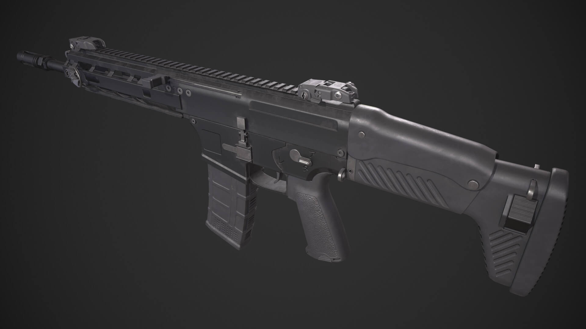 Howa Type 20 Rifle - 3D Model by yn-delmund