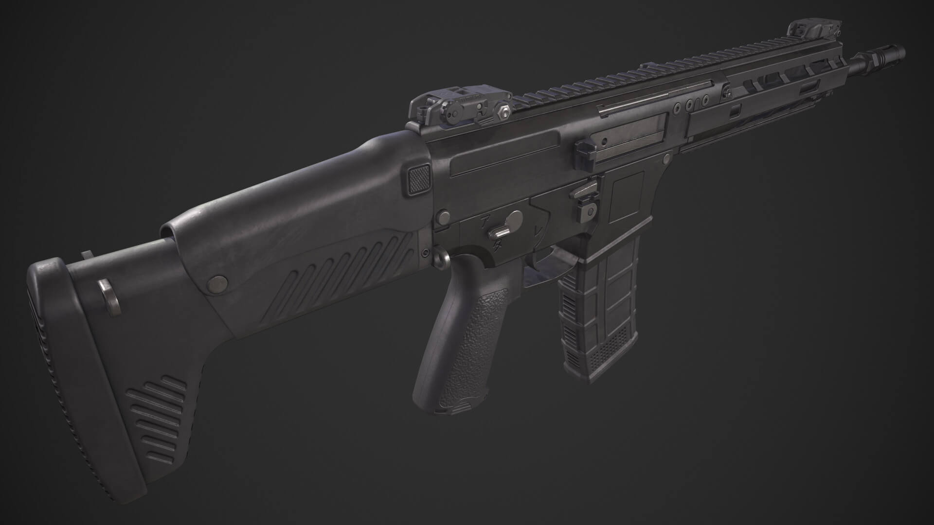 Howa Type 20 Rifle - 3D Model by yn-delmund