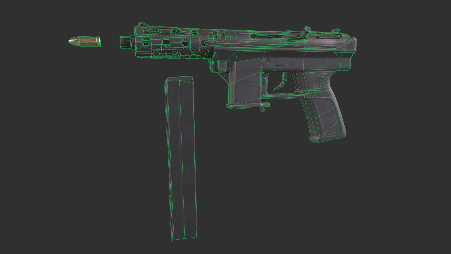 Intratec Tec DC9 - 3D Model by yn-delmund