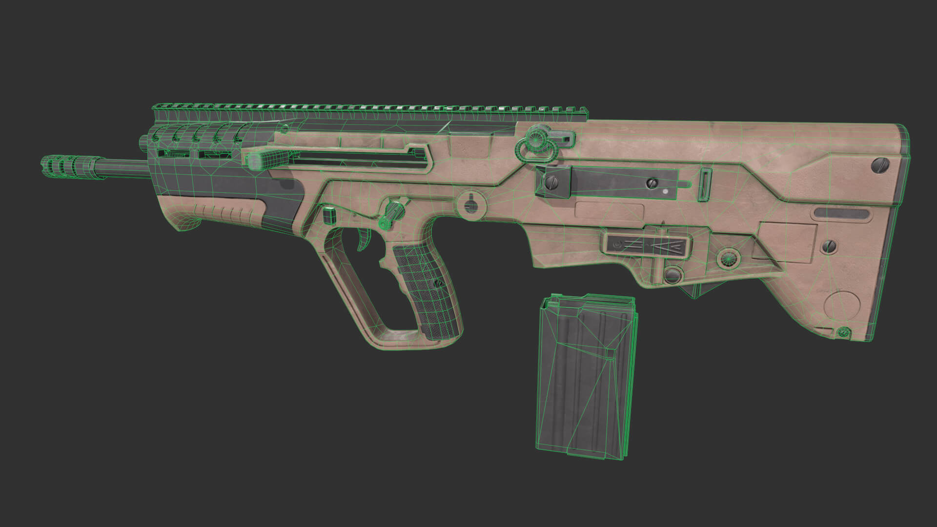 IWI Tavor 7 Bullpup Rifle - 3D Model by yn-delmund
