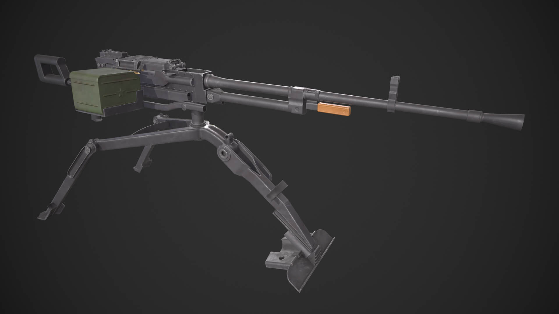 Kord Machine Gun - 3D Model by yn-delmund